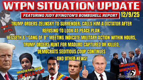 WTPN Situation Update: Hegseth and Gang of 8 Meeting Indicate Military ...