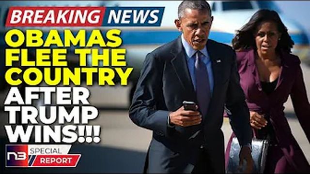 Just In: The Real Reason the Obamas Just Fled the Country on Private ...