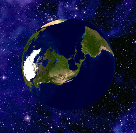 Earth Map After Pole Shift - United States Map