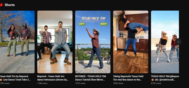 Beyonce "Texas Hold 'Em" Sickening Line Dance Trend Is Grabbing ...