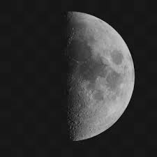 Sun & Moon Same Size: Half Lit Moon During Day Disproves Reflection ...