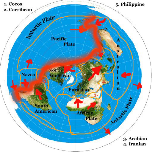 What? Tectonic Plates, Earthquakes, Volcanoes, Ring of Fire, new maps ...