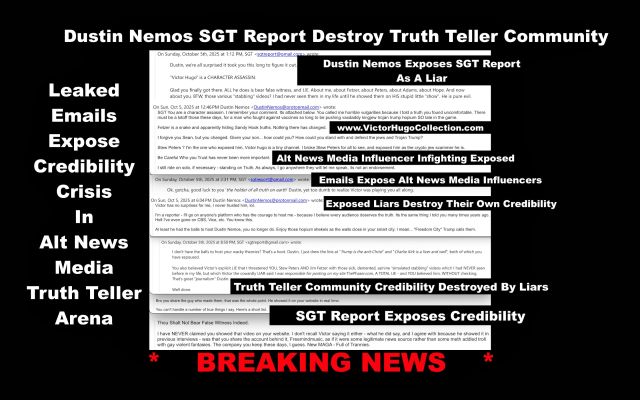 Dustin Nemos Exposes SGT Report As Liar Destroys Truth Teller Arena In ...