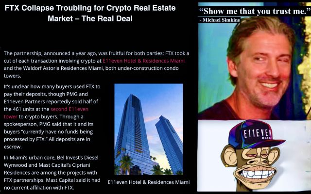 Michael Simkins Miami E11even Hotel Residence Enabled Partner FTX Sam ...