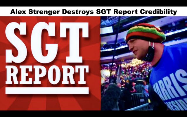 Comedian Alex Strenger Destroys SGT Report Credibility At DNC SGT ...