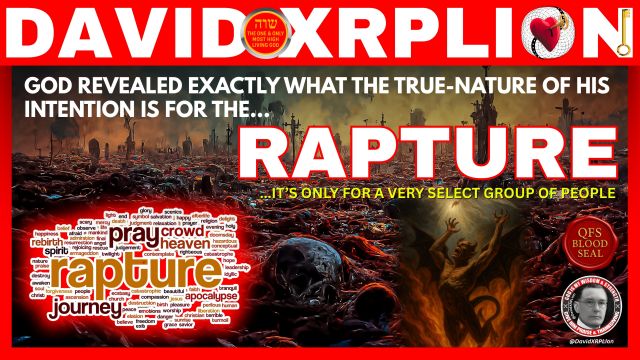 David XRPLion: God Reveals Who's Going in the Rapture - What You Must ...