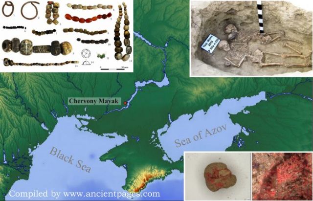Red Cinnabar Discovered In 2,000-Year-Old Grave In The Chervony Mayak ...