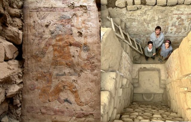 Amazing Painted Throne Room Of A Powerful Moche Queen And An Unknown ...